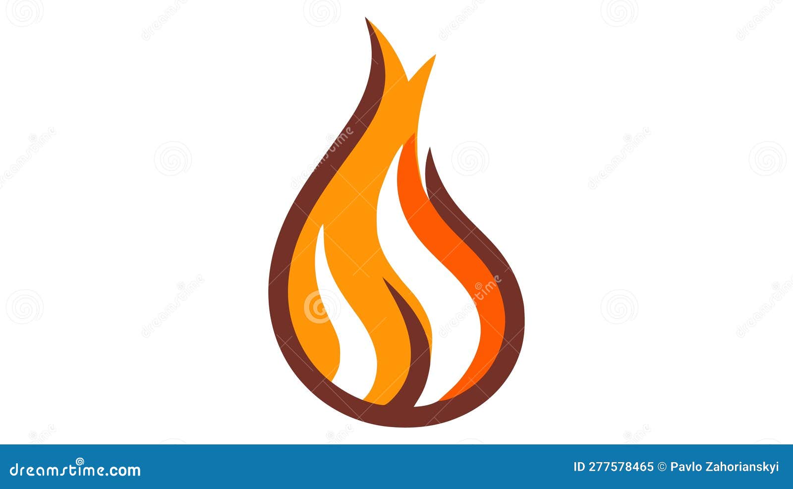 Fire Flame Logo Design Vector Template Droplet Shape. Red Drop Logotype ...