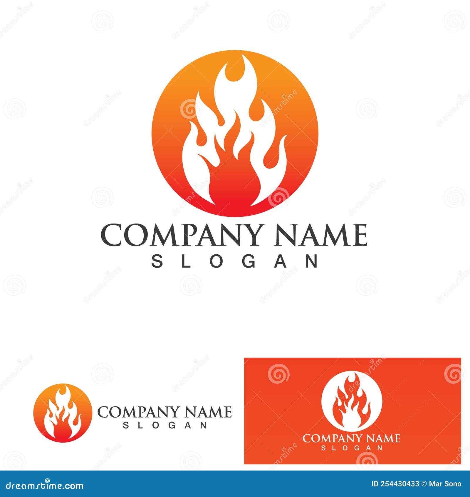 Fire Flame Logo Icon Vector Design Template Stock Vector - Illustration ...
