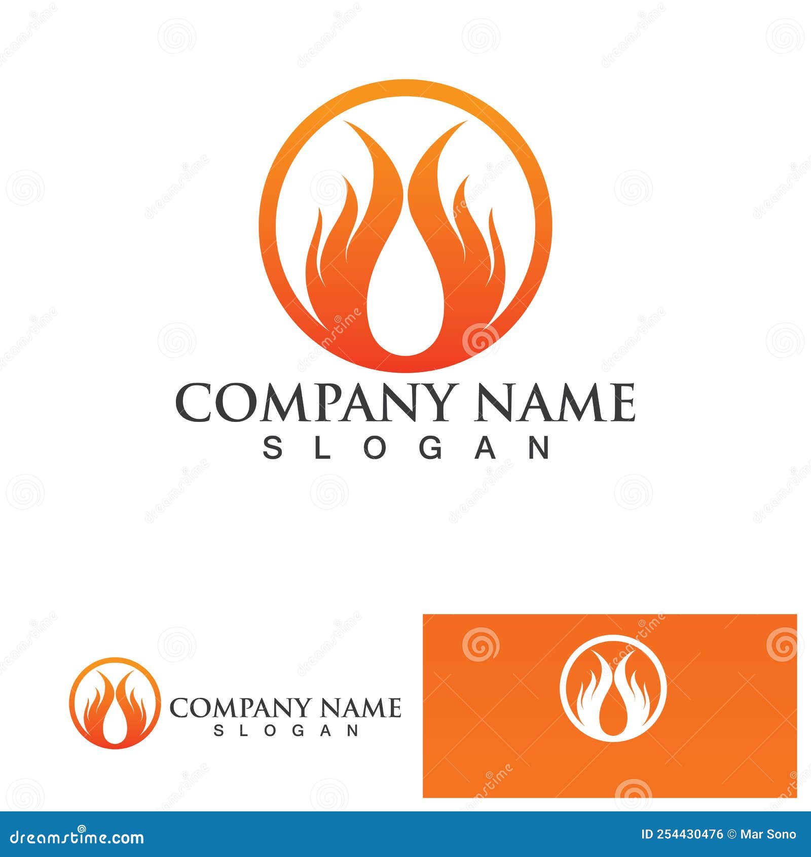 Fire Flame Logo Icon Vector Design Template Stock Vector - Illustration ...