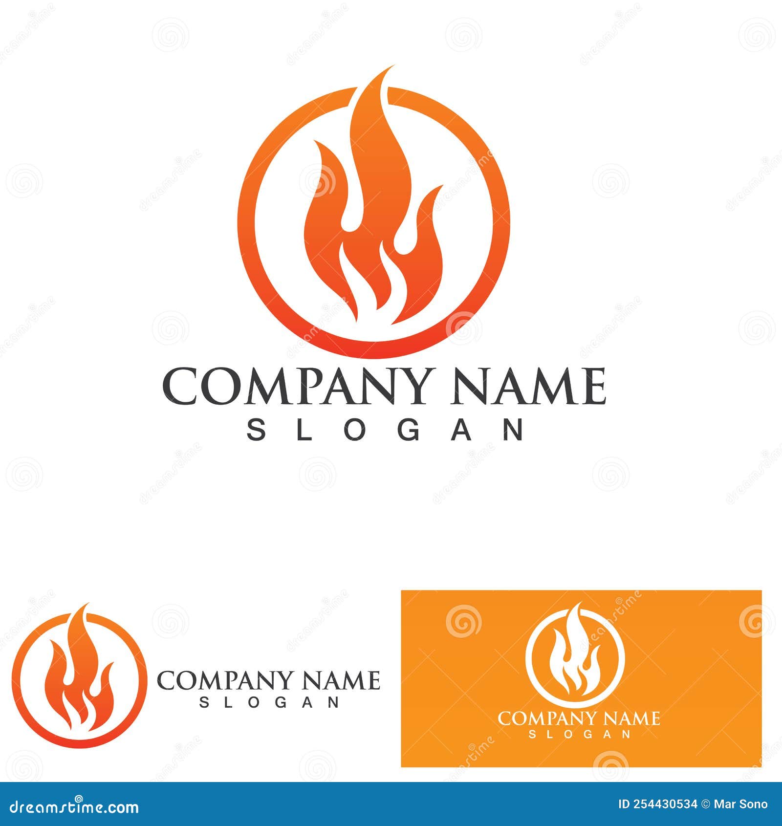 Fire Flame Logo Icon Vector Design Template Stock Vector - Illustration ...