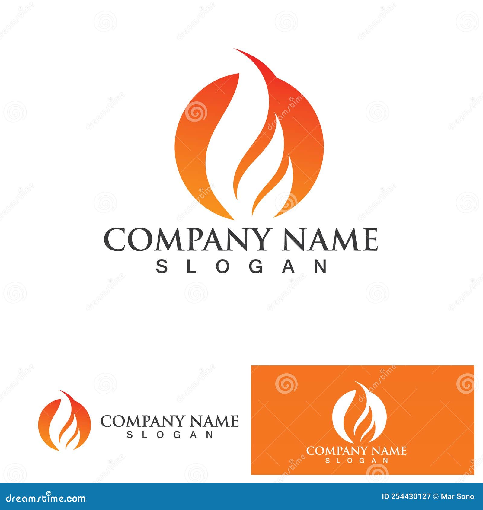 Fire Flame Logo Icon Vector Design Template Stock Vector - Illustration ...