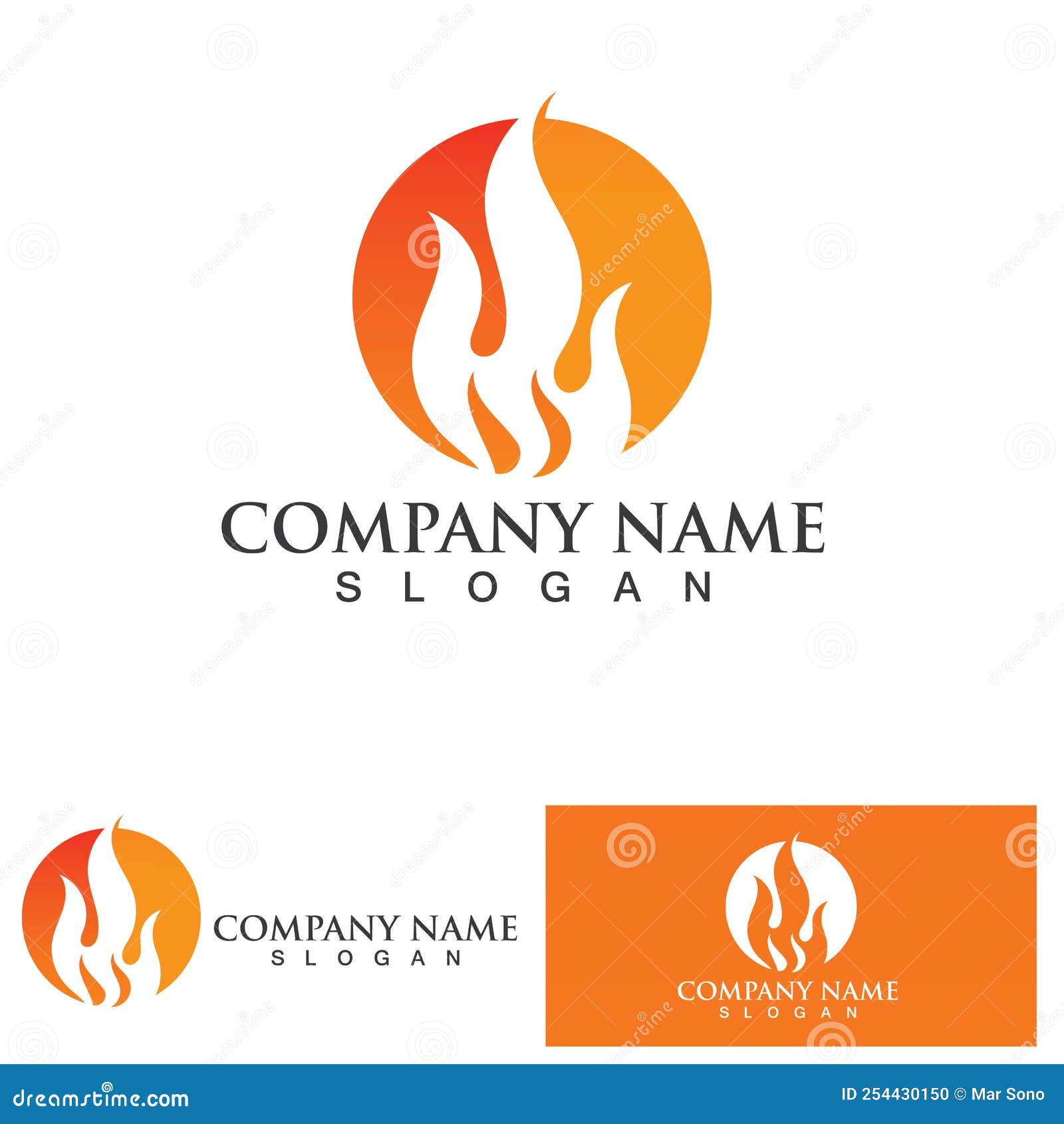 Fire Flame Logo Icon Vector Design Template Stock Vector - Illustration ...