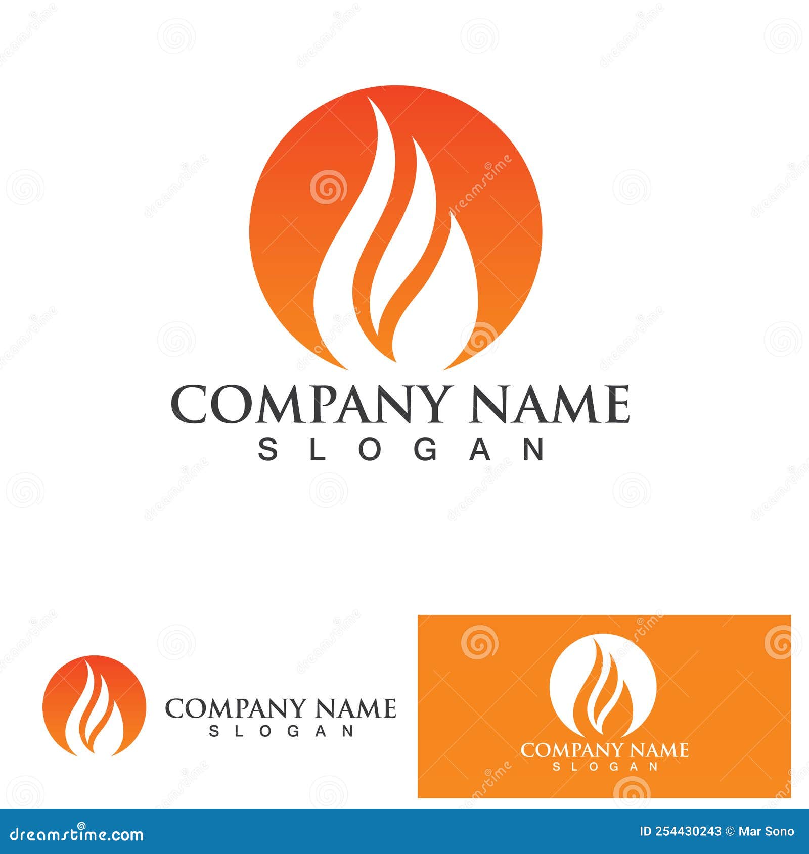 Fire Flame Logo Icon Vector Design Template Stock Vector - Illustration ...