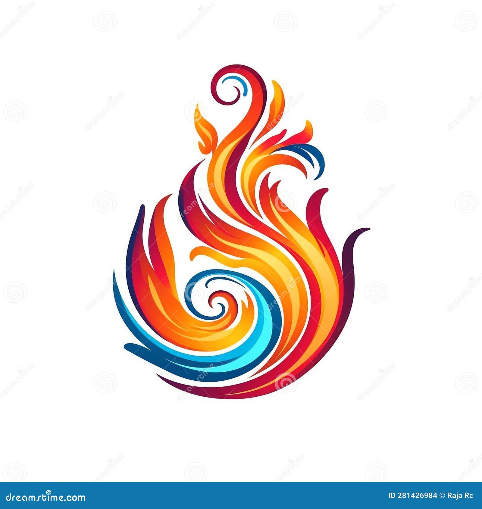Fire flame logo stock illustration. Illustration of blaze - 281426984