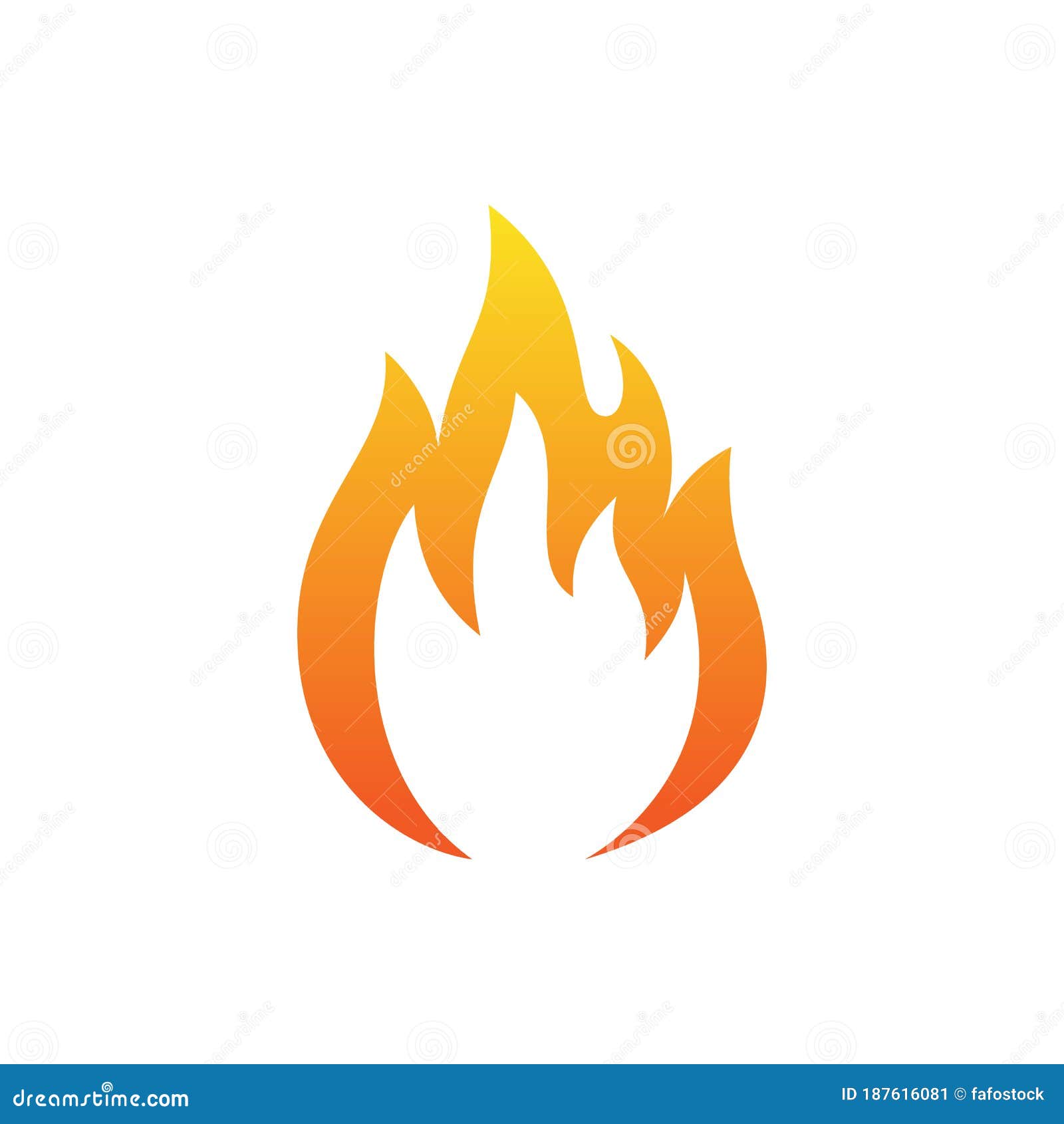 Fire Flame Logo Vector Design Template Stock Vector - Illustration of ...