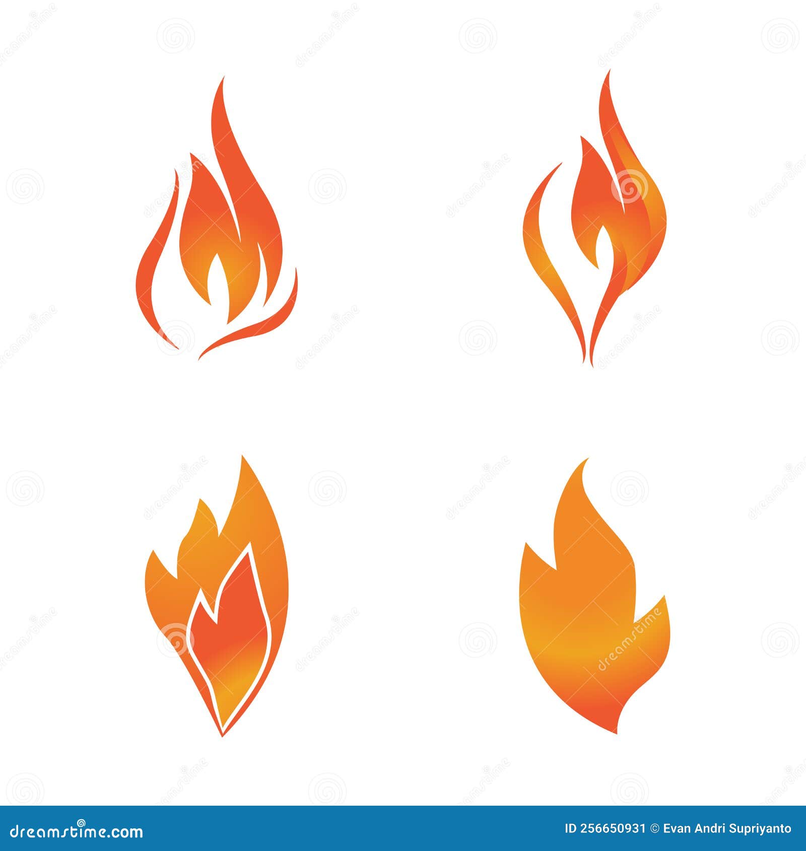 Fire Flame Logo Vector, Oil, Gas and Energy Logo Concept Stock Vector ...