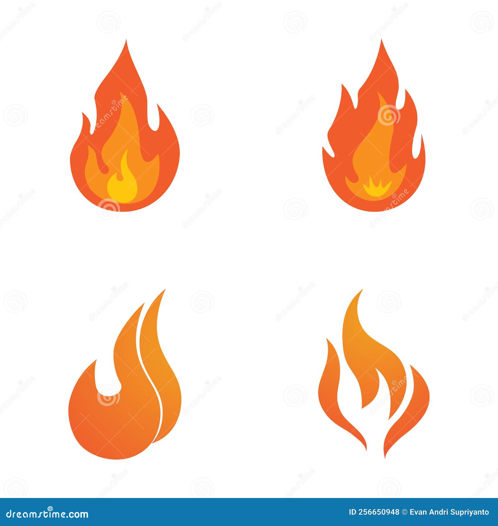 Fire Flame Logo Vector, Oil, Gas and Energy Logo Concept Stock Vector ...