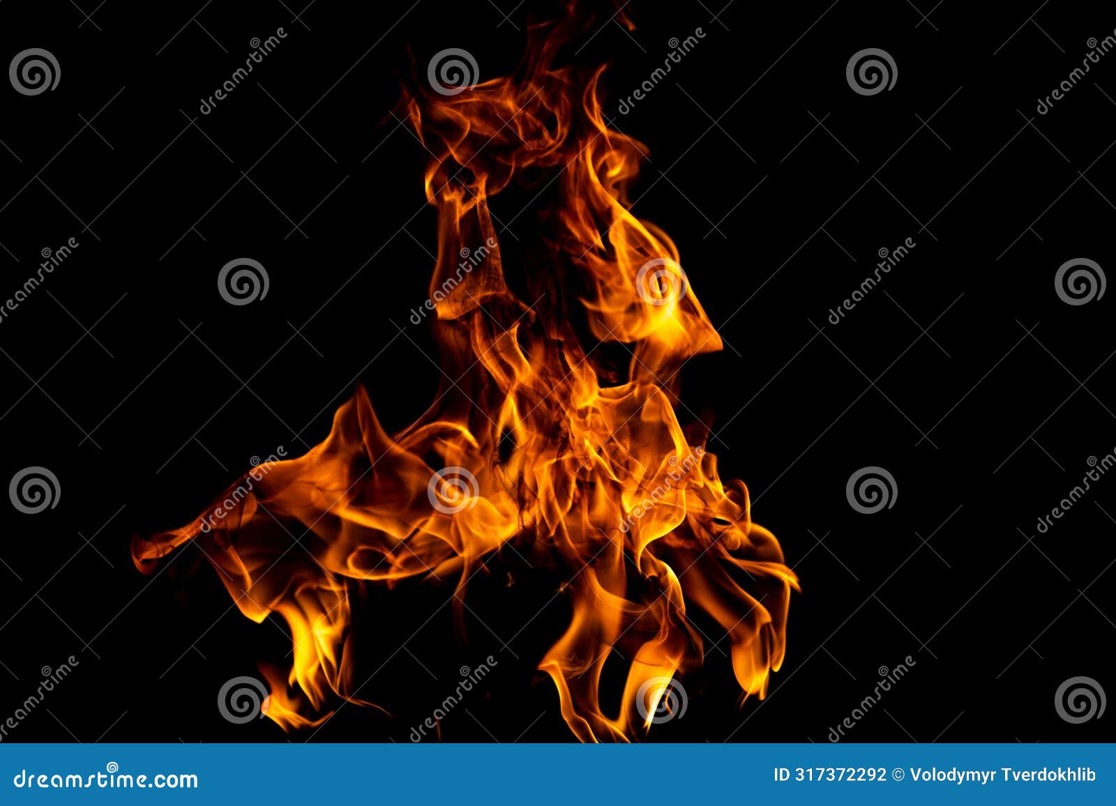 Fire Flame Motion Pattern Abstract Texture. Burning Fire, Flame Overlay ...