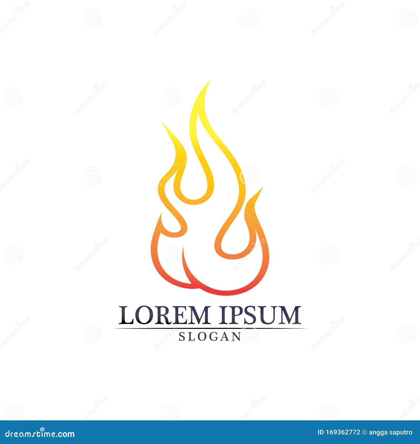 Fire Flame Nature Logo and Symbols Icons Template Vector Stock Vector ...