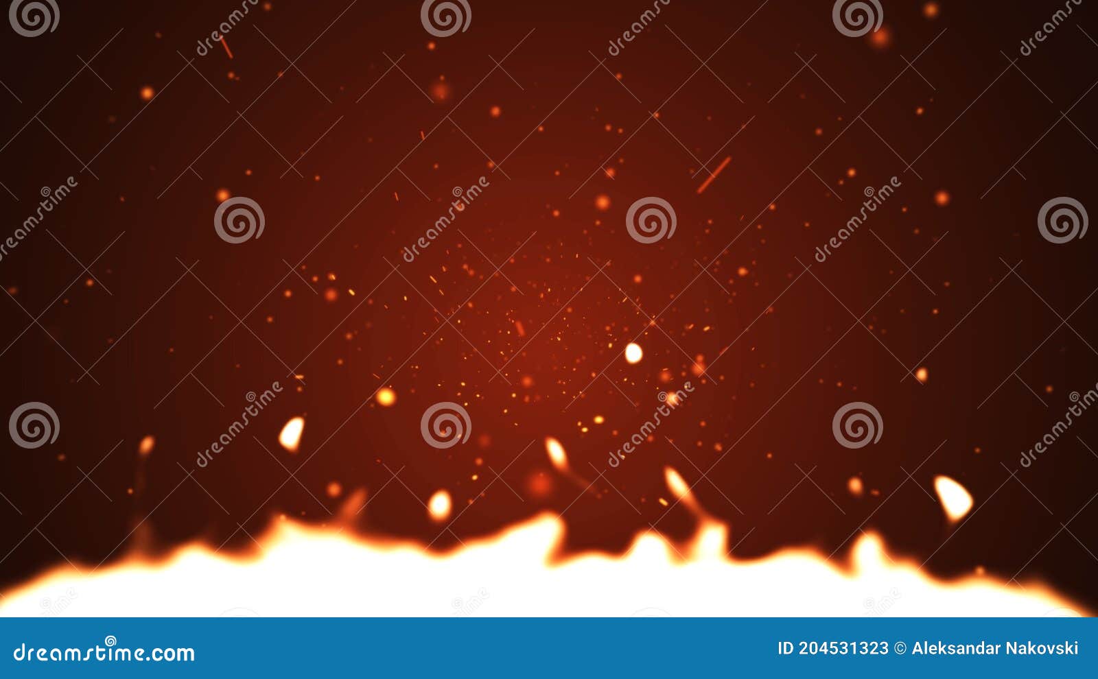 Fire Flame Particle Abstract Background Stock Illustration ...