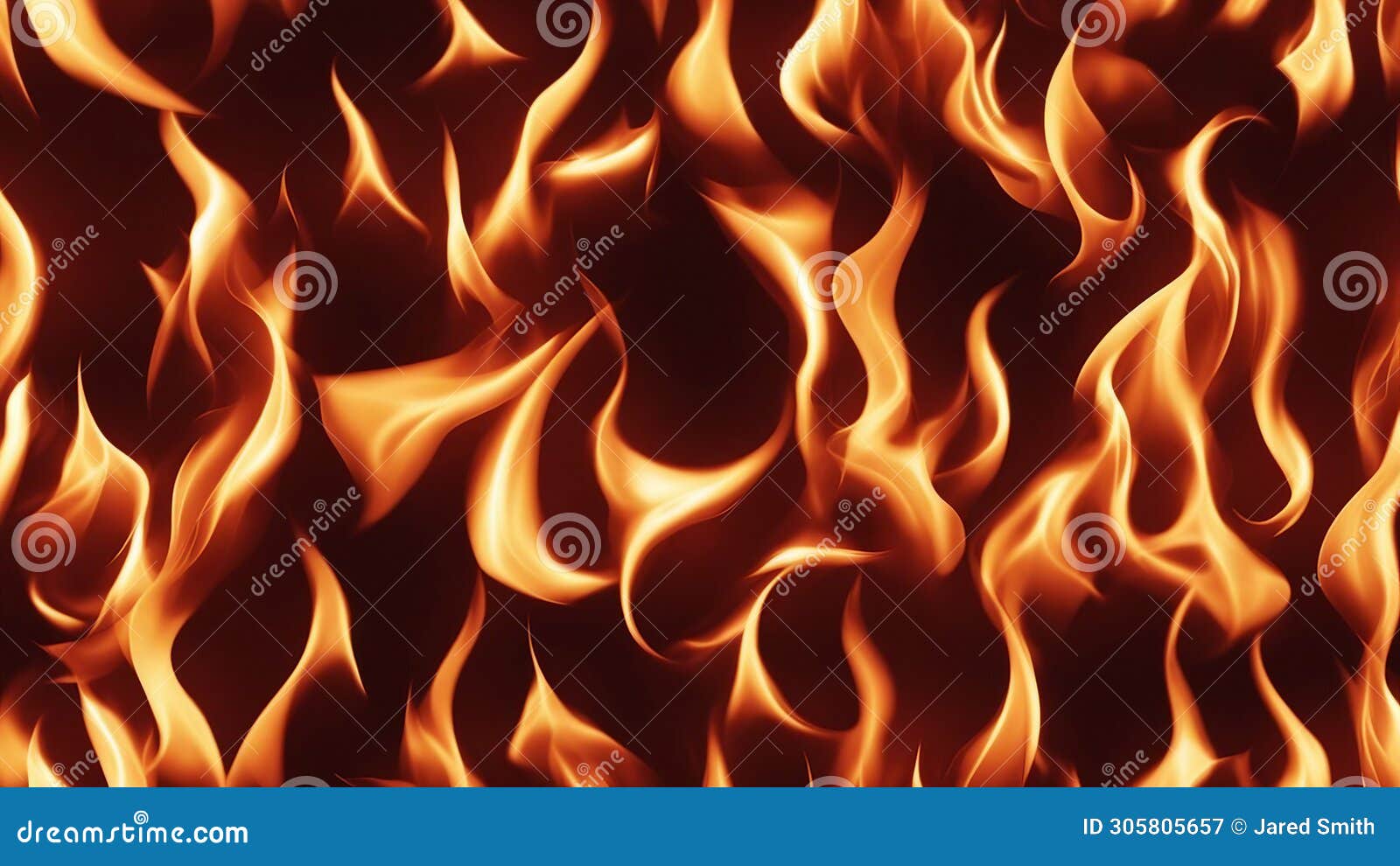 The Fire Flame Pattern Was Made of Thin and Curved Lines that Formed ...