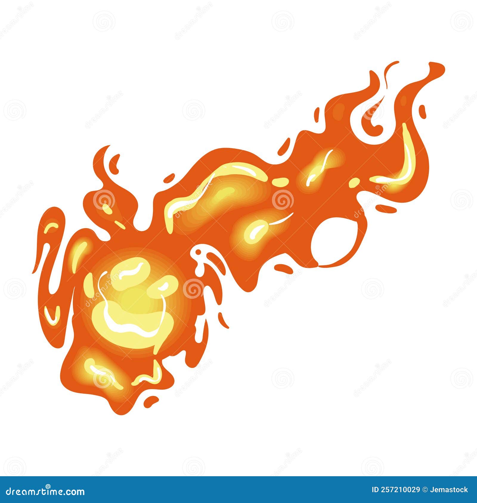 Fire flame shot stock illustration. Illustration of flammable - 257210029