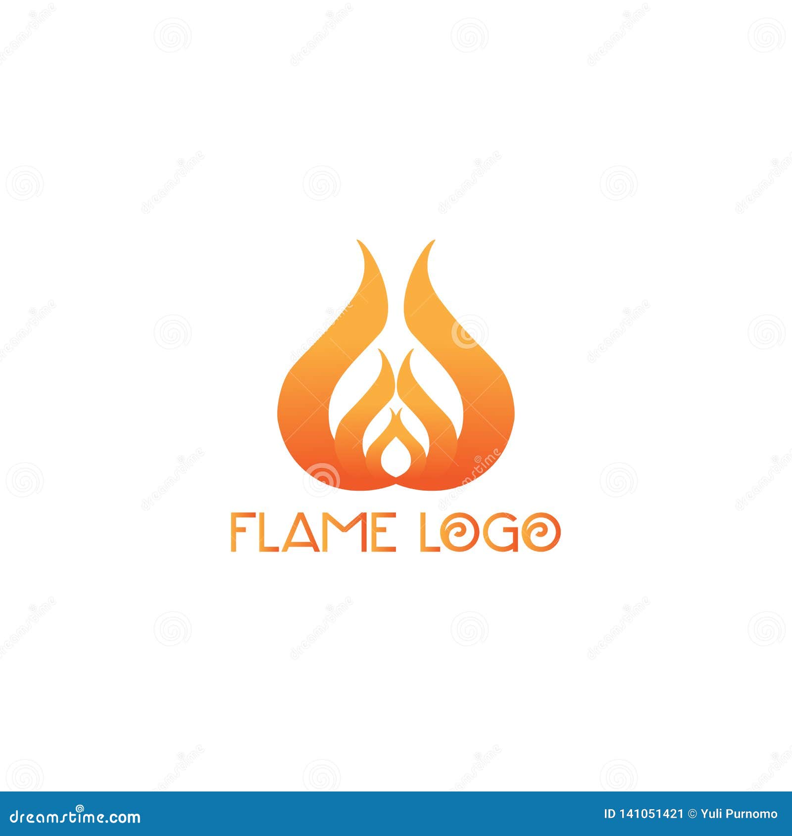 Fire tech vector logo stock vector. Illustration of fire - 141051421