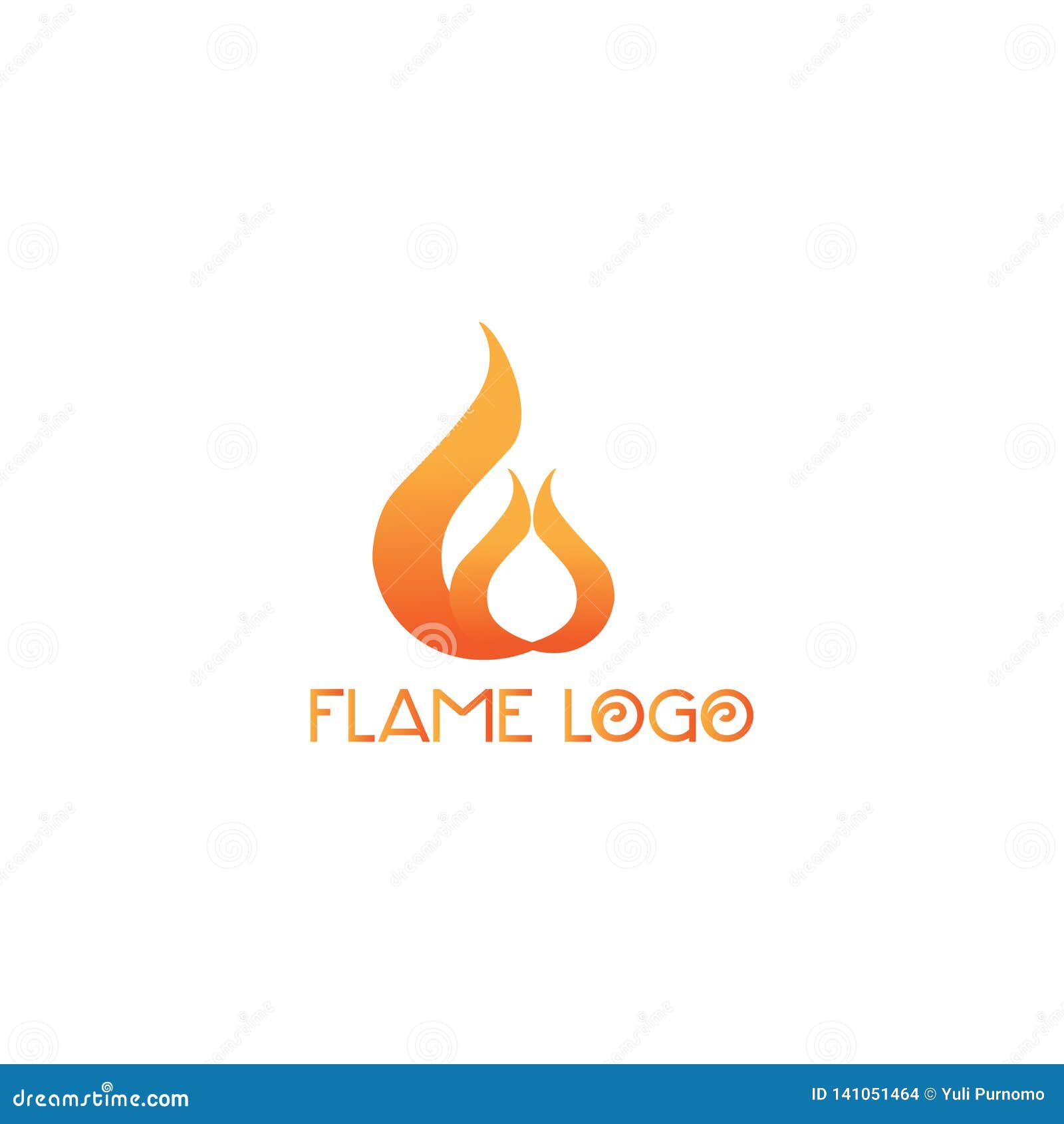Fire tech vector logo stock vector. Illustration of power - 141051464