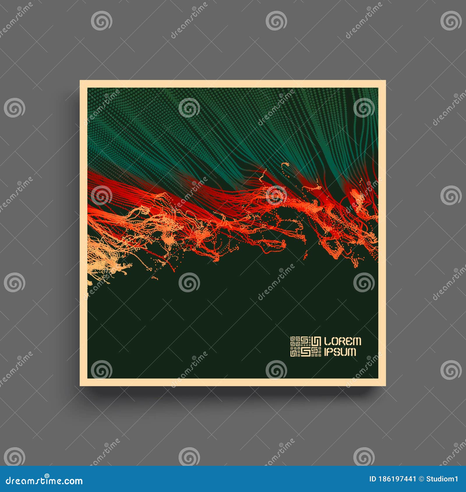 Fire Flame. Splash Imitation. Notebook Mockup. Cover Design Template ...