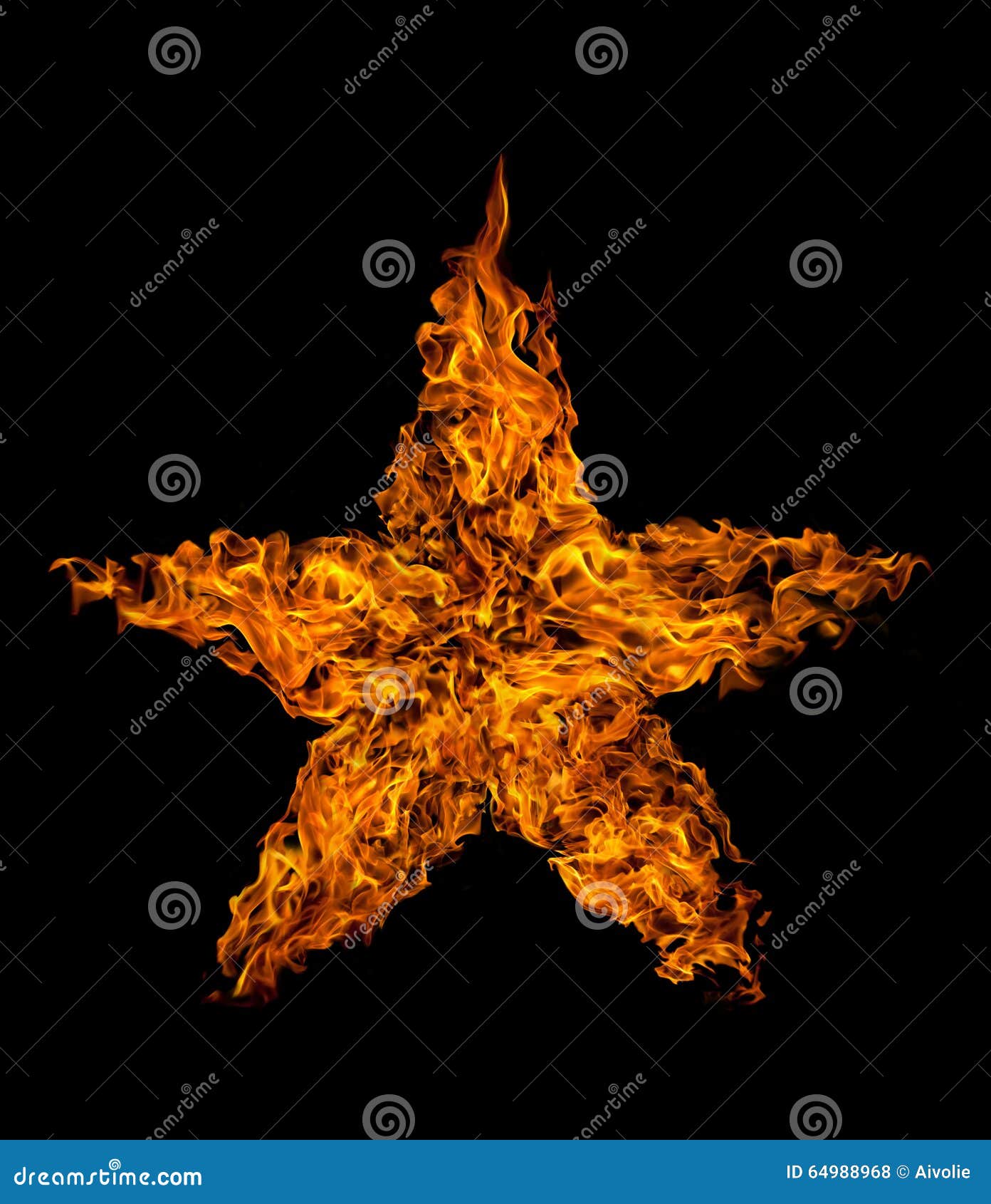 Fire flame star stock photo. Image of closeup, black - 64988968