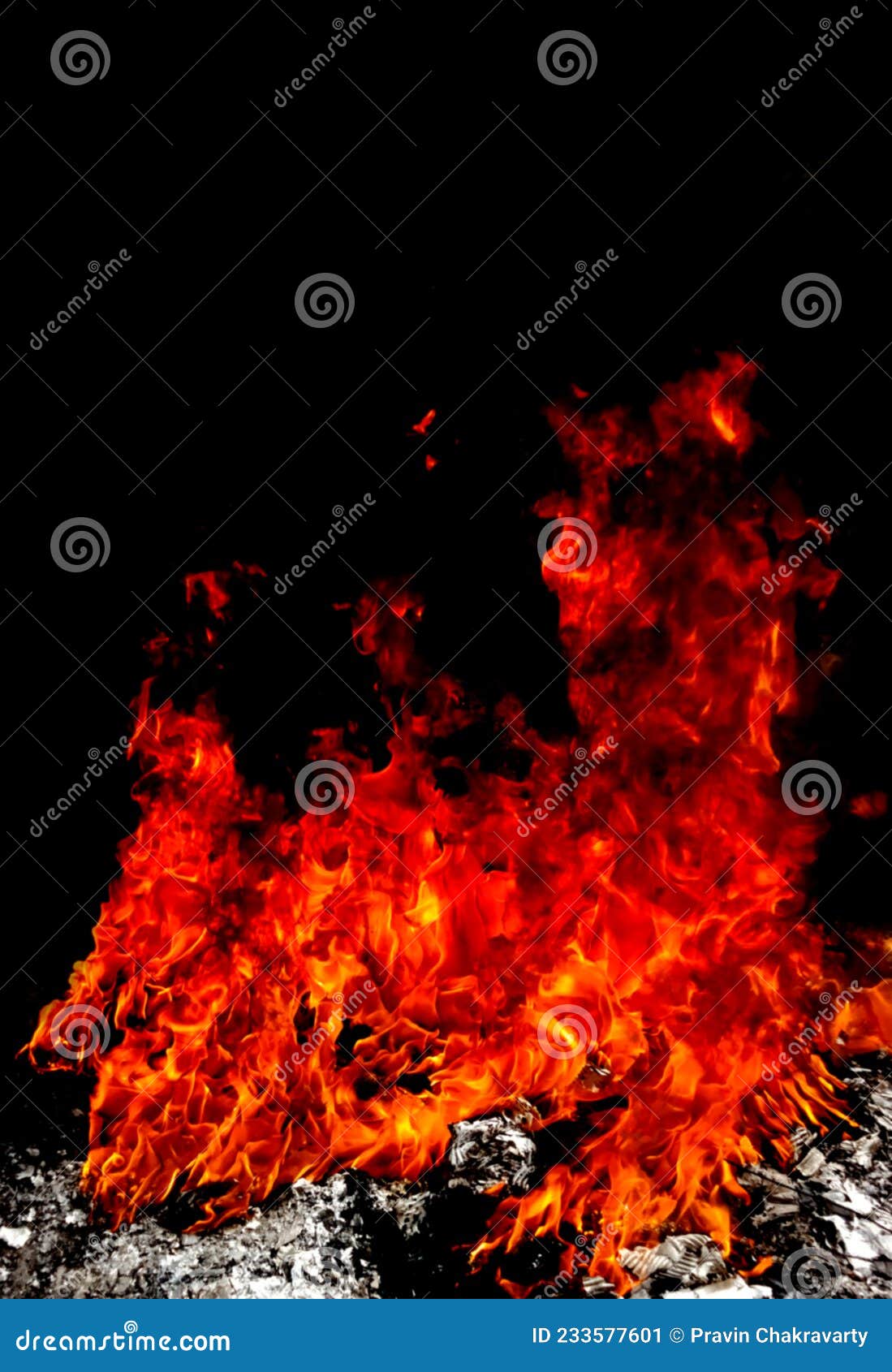 Fire and Flame Texture Background. Fire with Black Smoke and Dust ...
