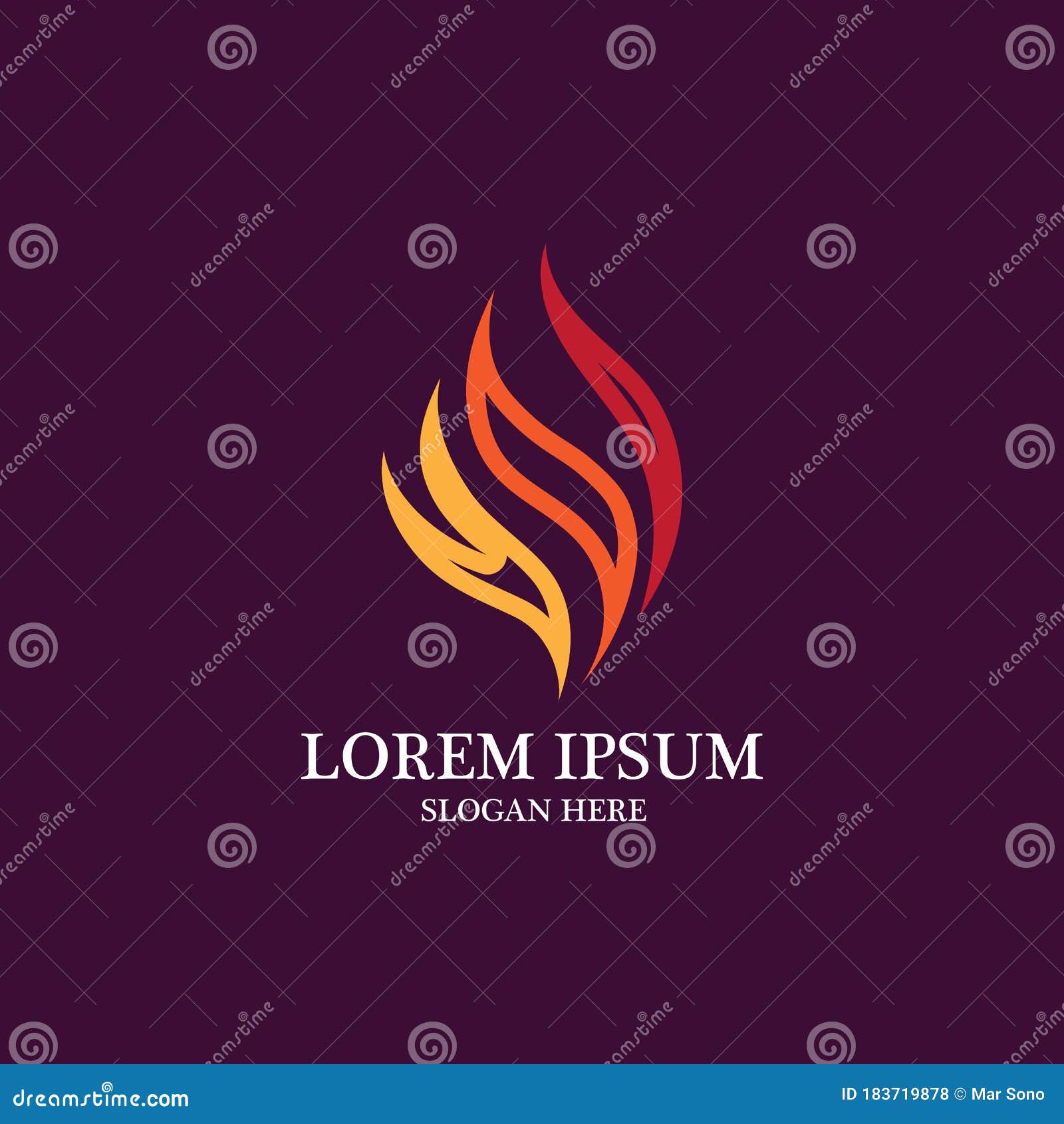 Fire Flame Vector Illustration Design Stock Vector - Illustration of ...