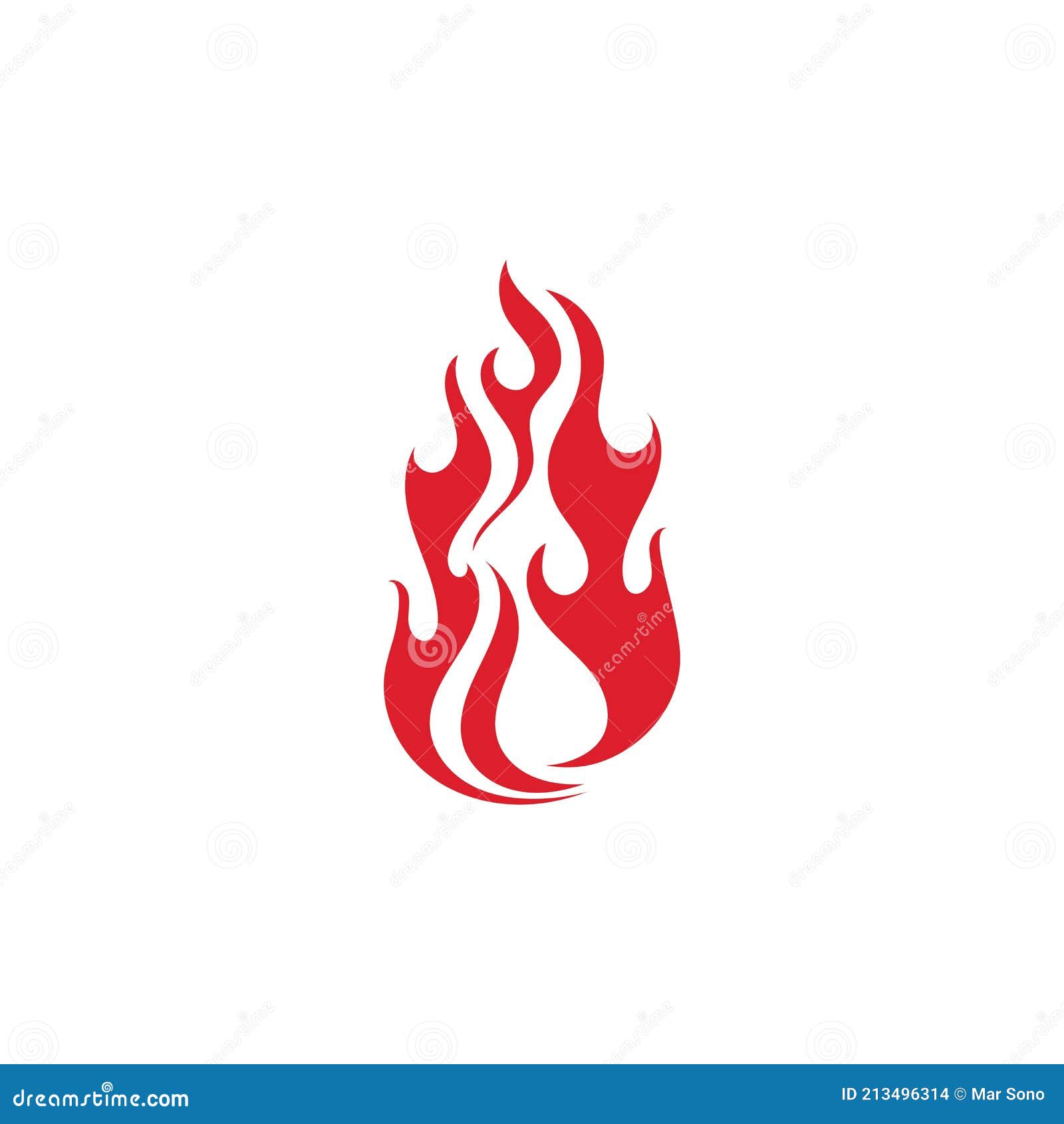 Fire Flame Vector Illustration Design Template Image Stock Vector ...