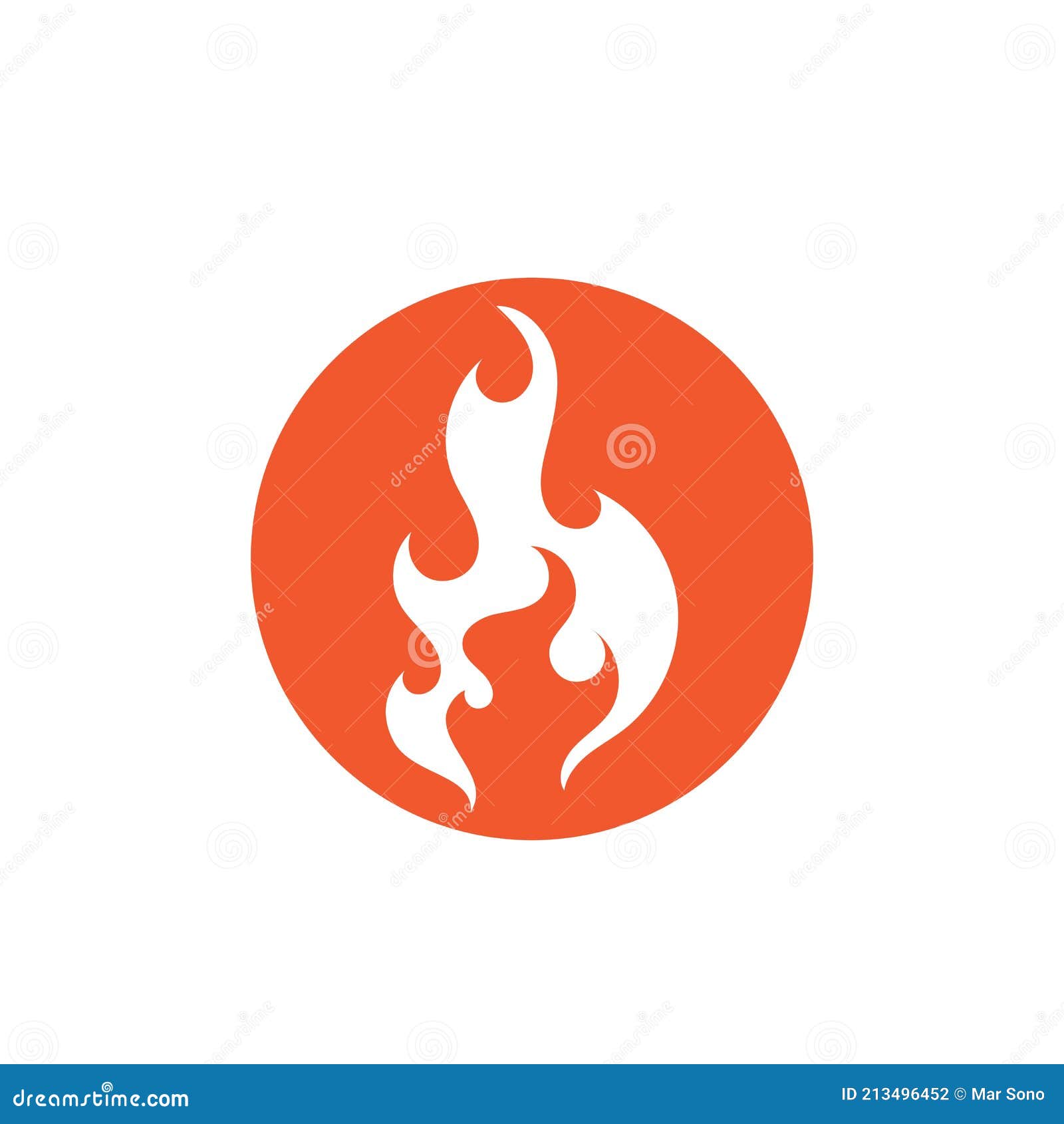 Fire Flame Vector Illustration Design Template Image Stock Vector ...