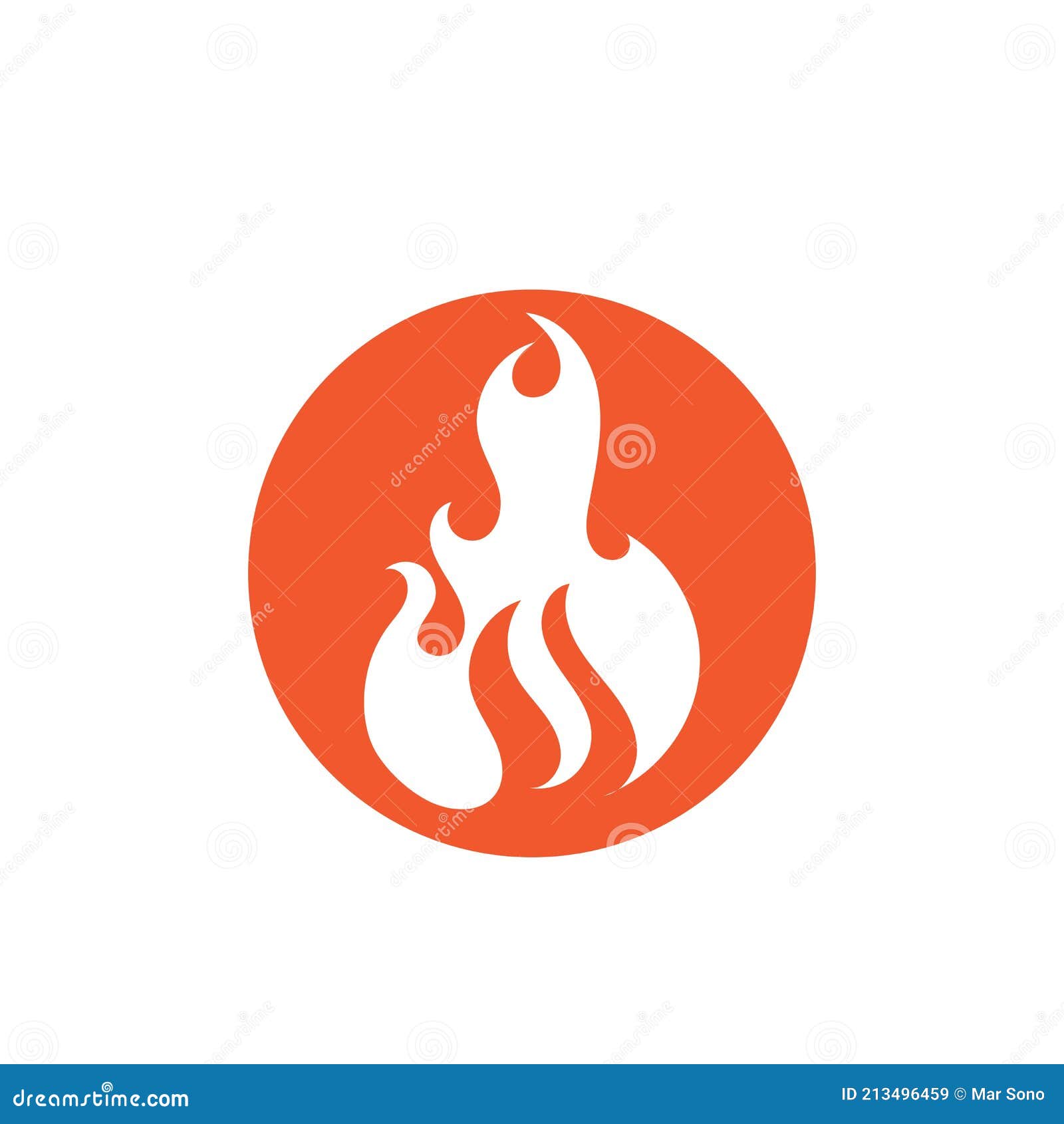 Fire Flame Vector Illustration Design Template Image Stock Vector ...