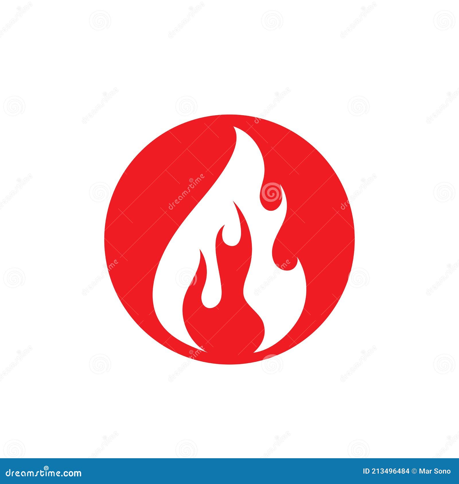 Fire Flame Vector Illustration Design Template Image Stock Vector ...