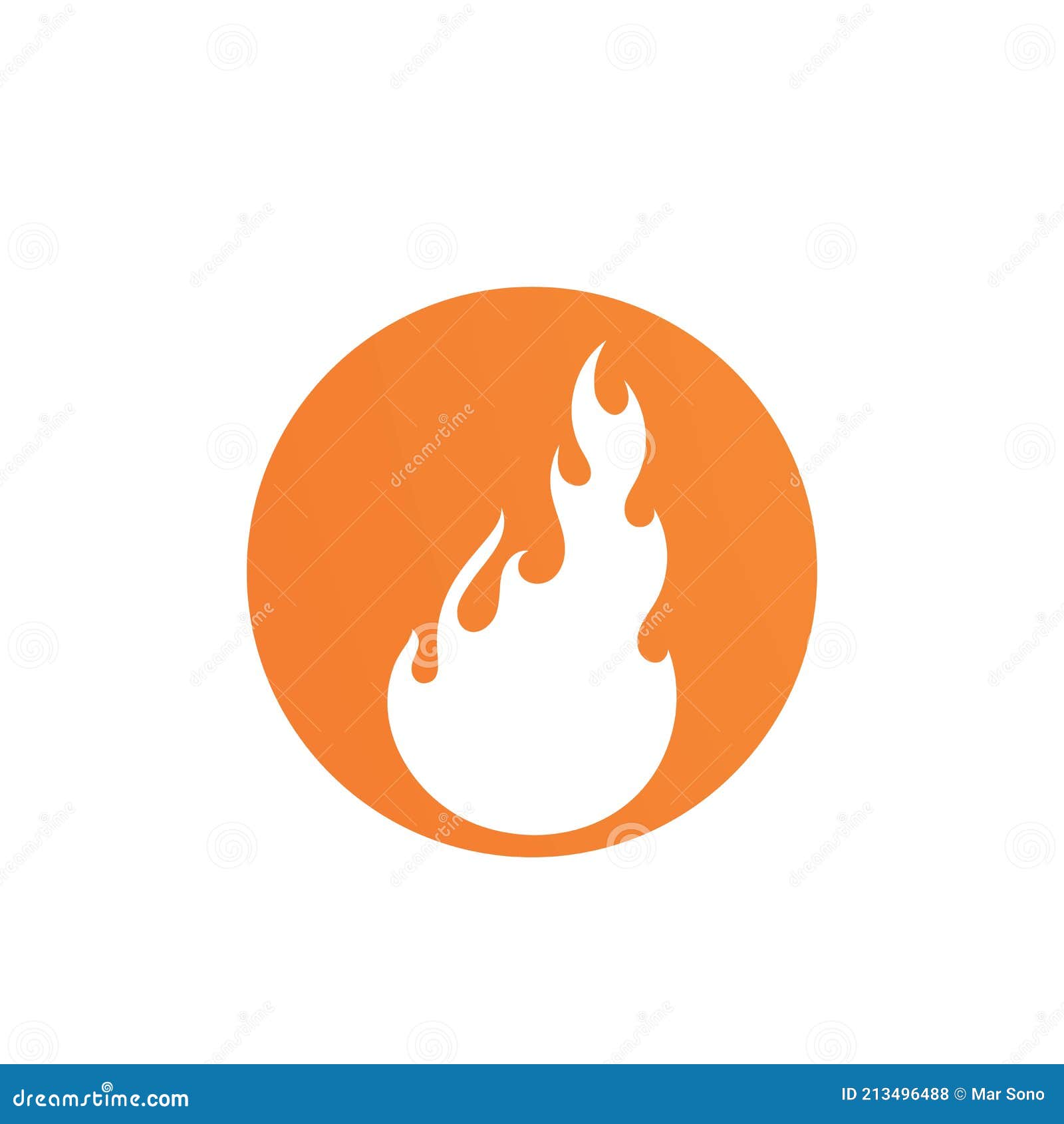 Fire Flame Vector Illustration Design Template Image Stock Vector ...