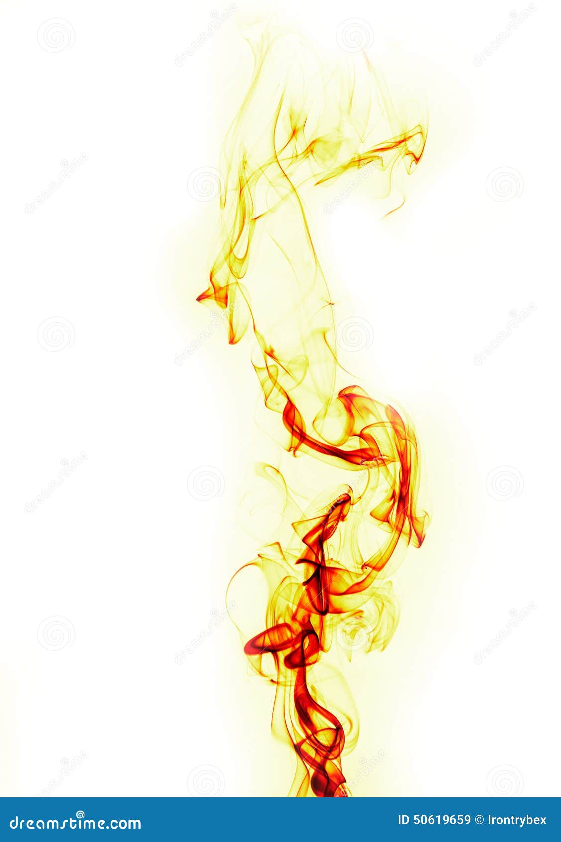 Fire Flame on White Background Stock Image - Image of flammable ...