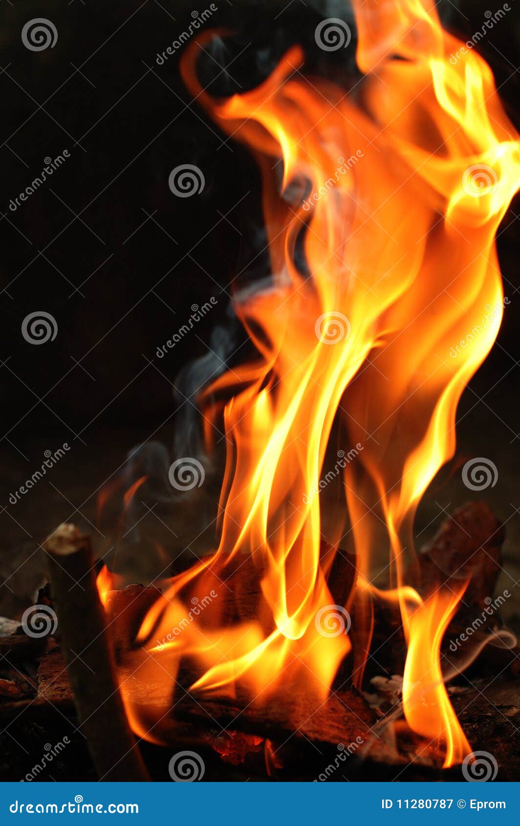 Fire flames stock image. Image of warm, burn, wood, temperature - 11280787