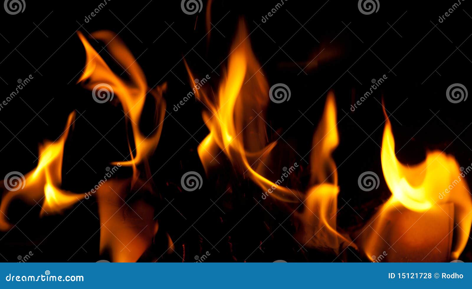 Fire flames stock photo. Image of isolated, heat, fiery - 15121728