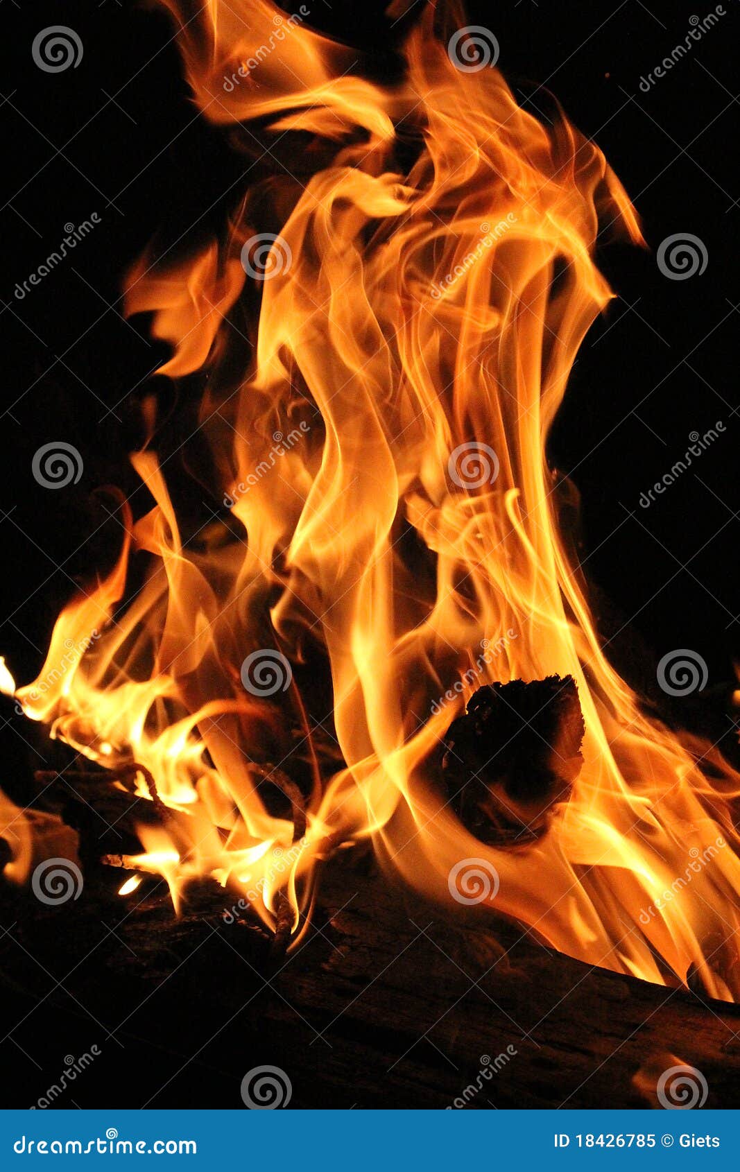 Fire flames stock image. Image of orange, texture, bonfire - 18426785