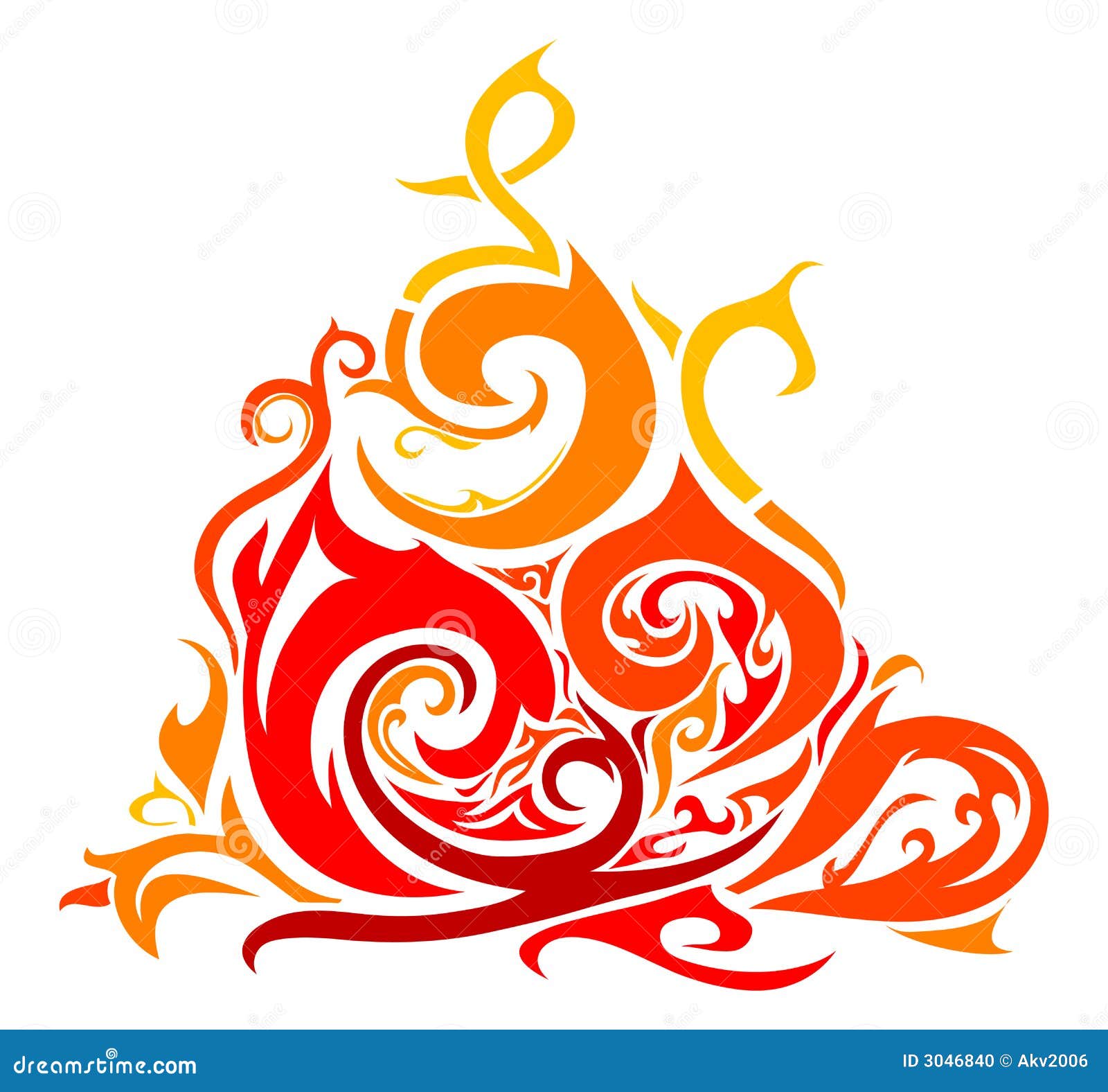 Fire flames stock vector. Illustration of graphic, concept - 3046840