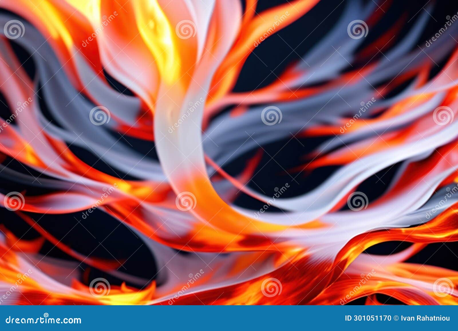 Fire Flames Abstract Background. Stock Illustration - Illustration of ...