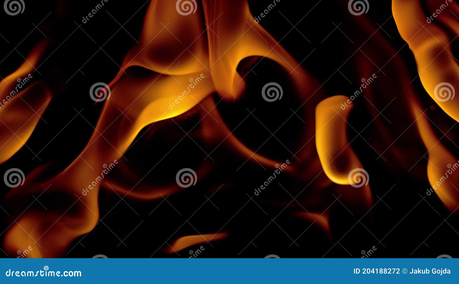 Fire Flames Abstract Wavy Background Stock Photo - Image of night ...