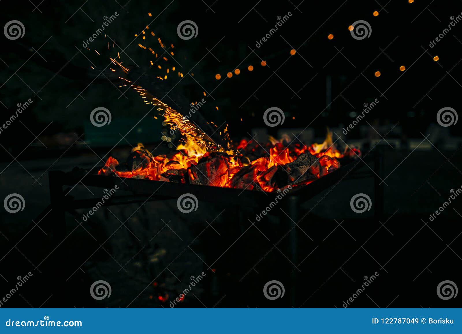 Fire and Flames. Beautiful Fire and Flames. Stock Image - Image of burn ...