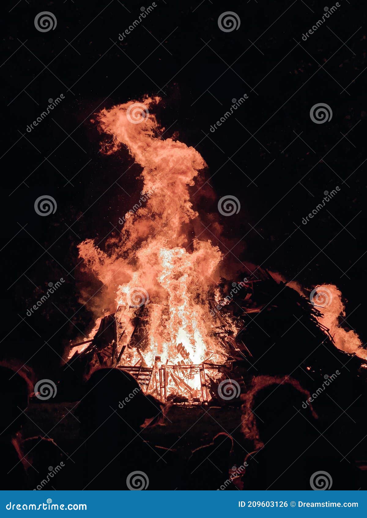 Fire stock photo. Image of flames, fire, nature, burn - 209603126