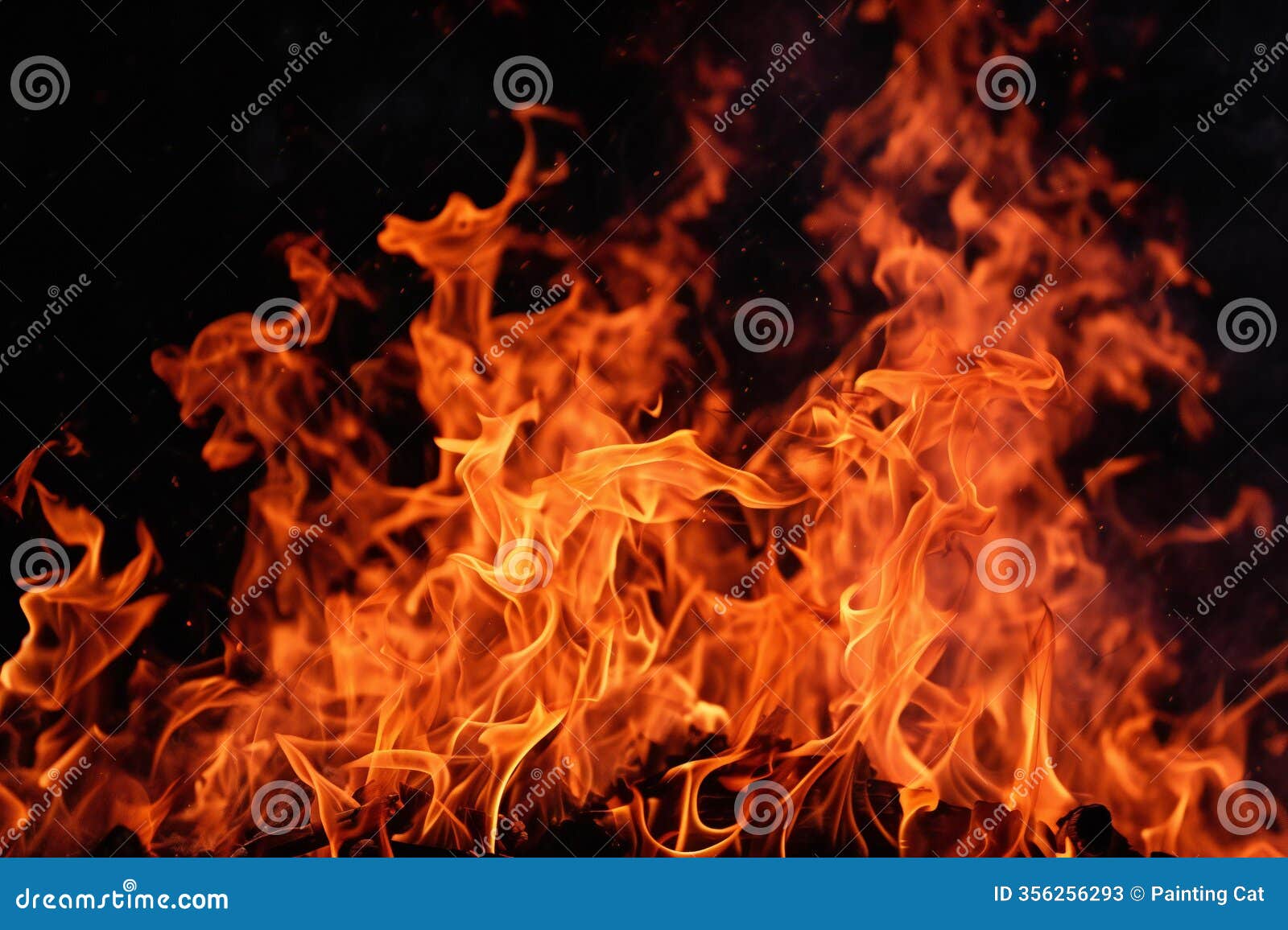 Abstract Blaze Fire Flame Texture For Banner Background.Texture Of Fire ...