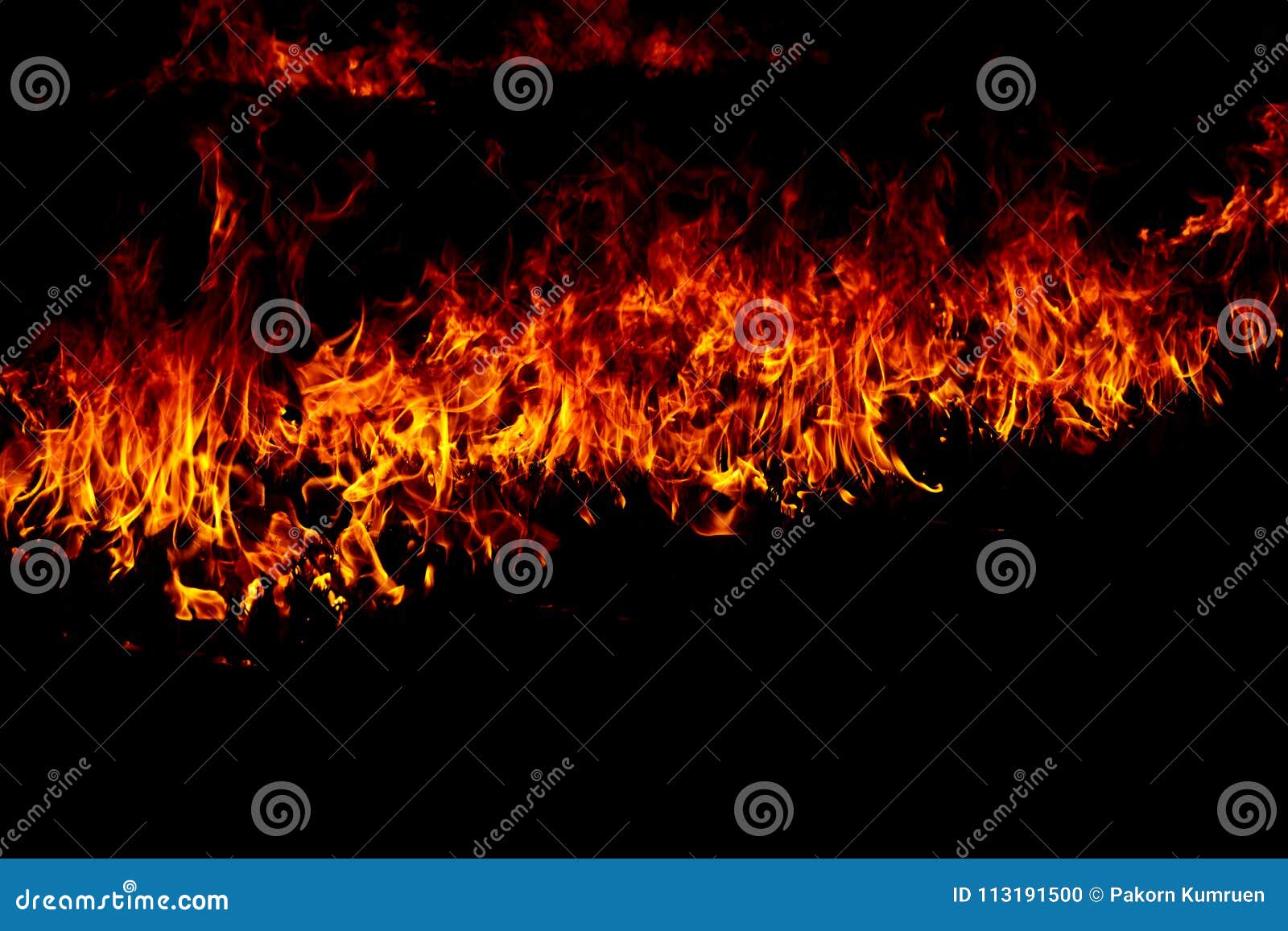 Fire flames on a black stock photo. Image of glow, design - 113191500