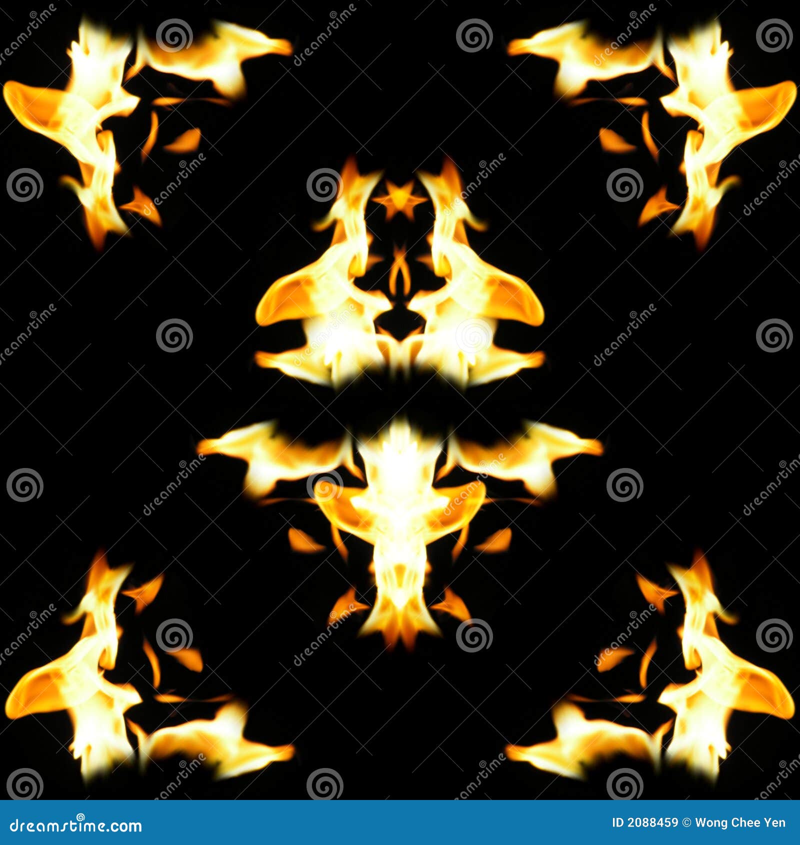 Fire flames border stock illustration. Illustration of charring - 2088459