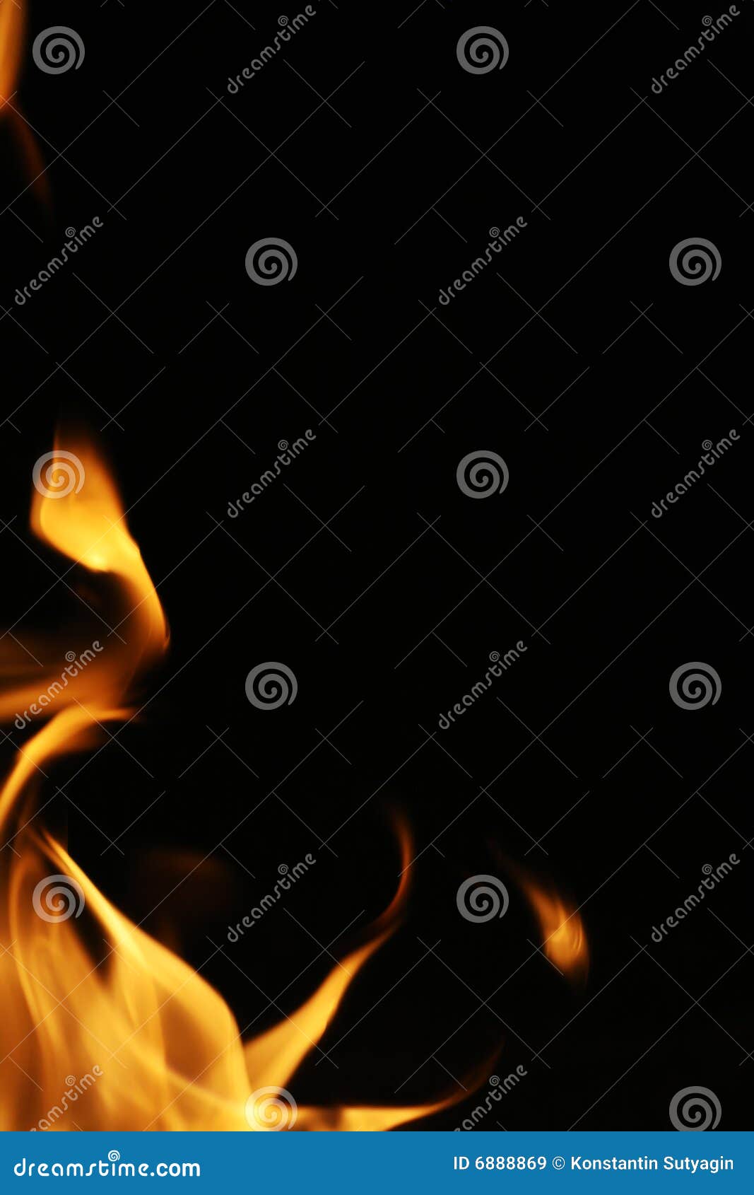 Fire flames border stock image. Image of empty, hellish - 6888869