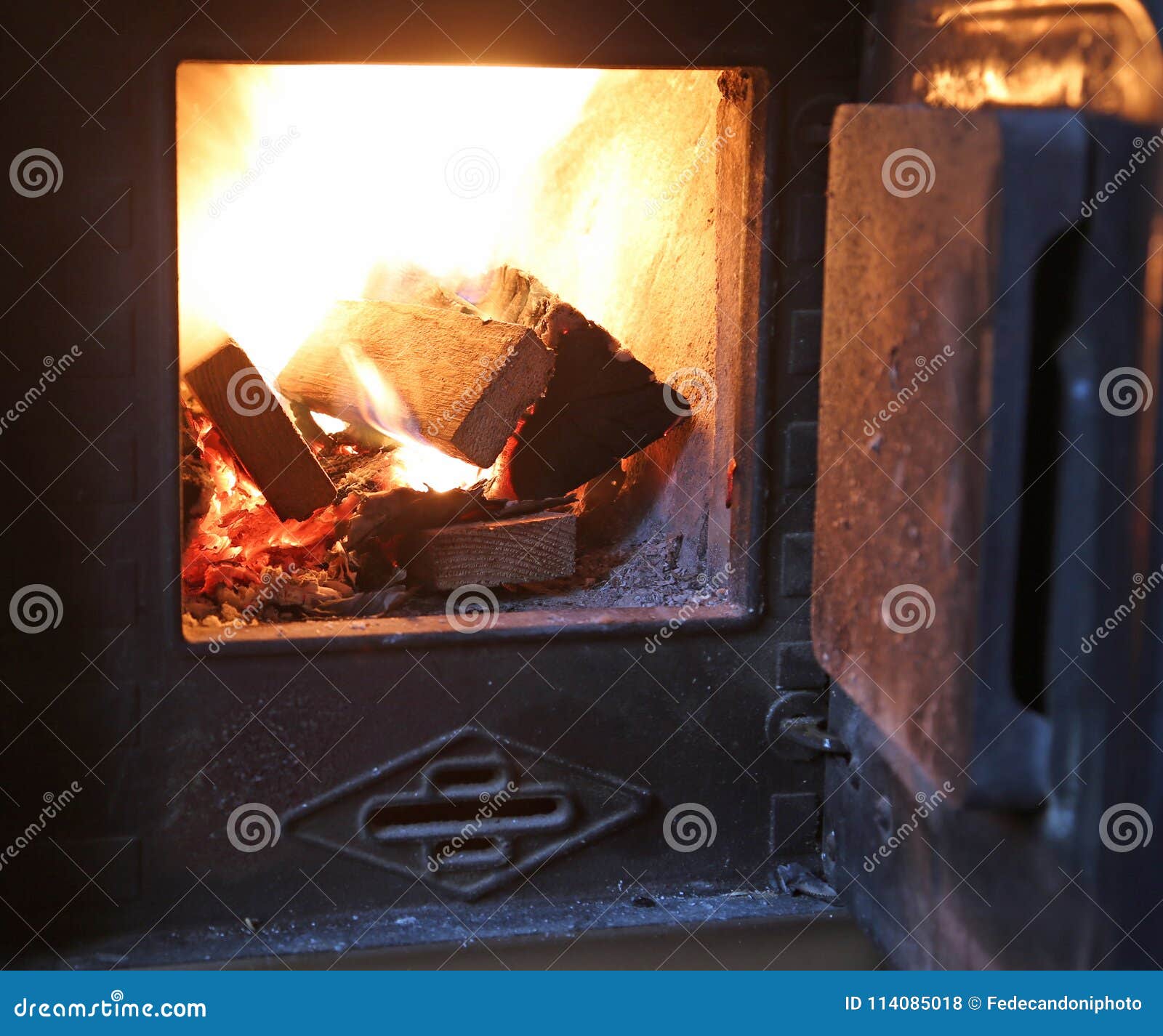 Fire and flames stock photo. Image of burned, cast, boiler - 114085018