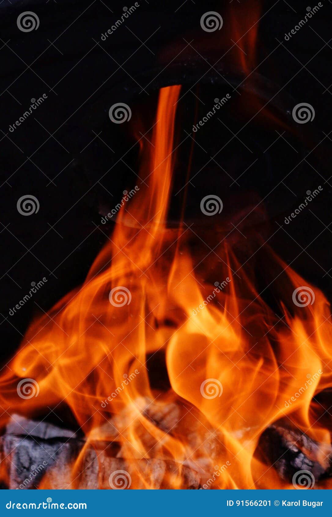 Fire flames stock image. Image of abstract, flames, coal - 91566201