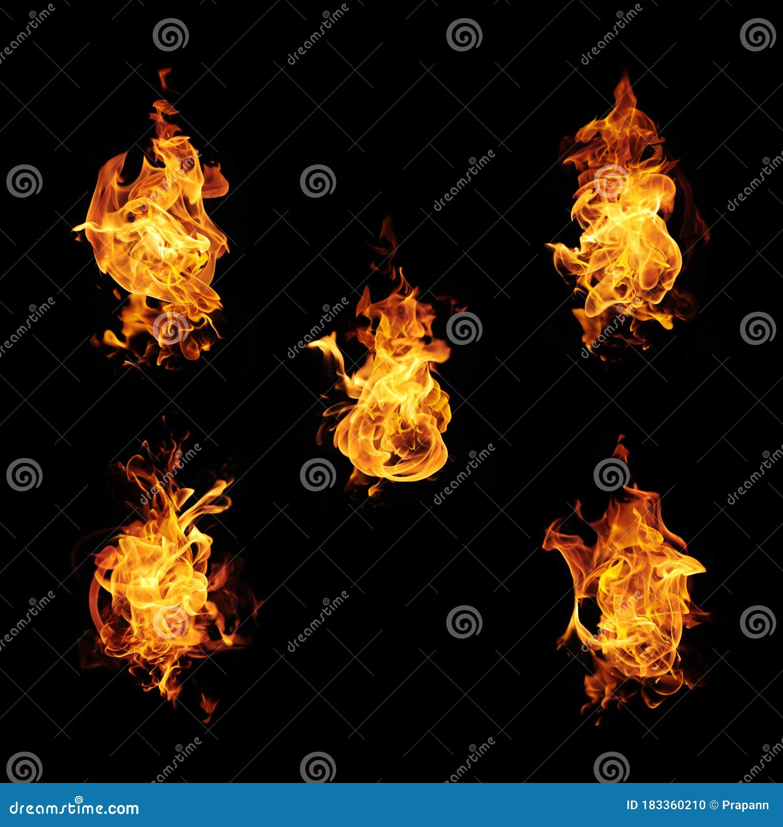 Fire flames collection stock photo. Image of blazing - 183360210