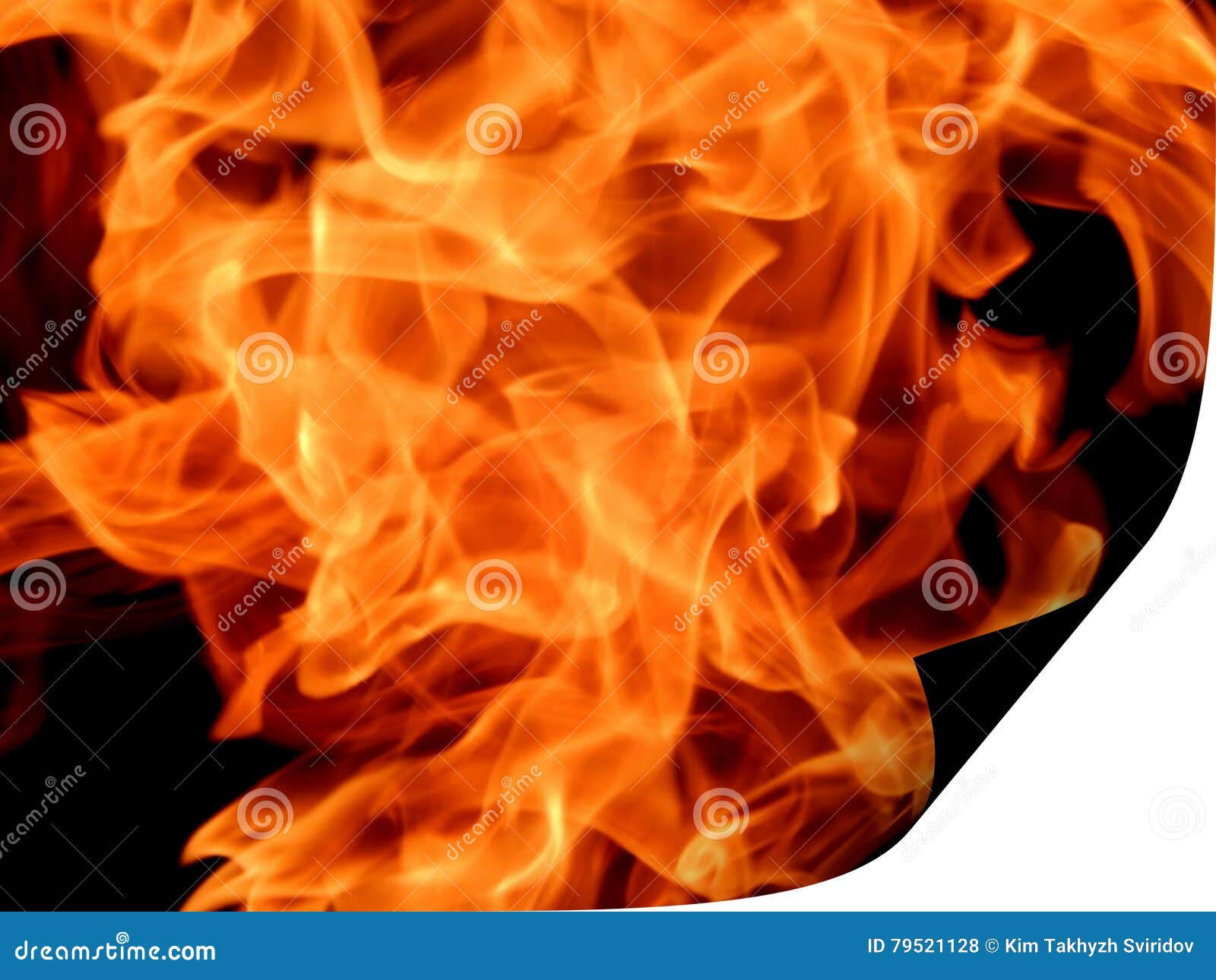 Fire Flames Fire with Curved Edges Stock Photo - Image of campfire ...