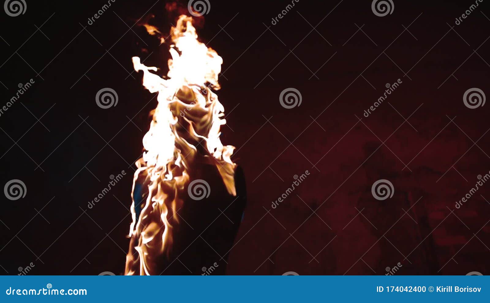 Fire Flames Igniting and Burning - Slow Motion. Real Fire. Dummy Burns ...
