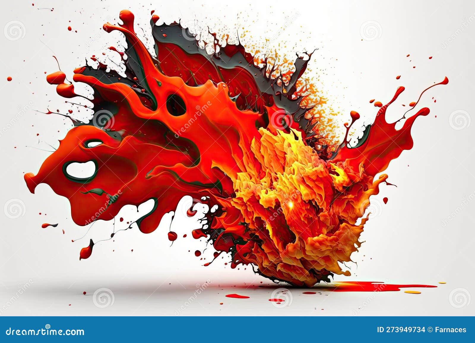 Fire flames illustration stock illustration. Illustration of flame ...
