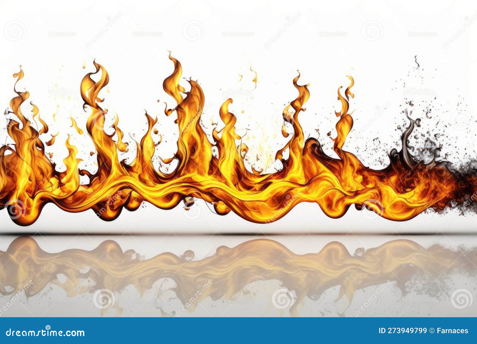 Fire flames illustration stock illustration. Illustration of explosion ...