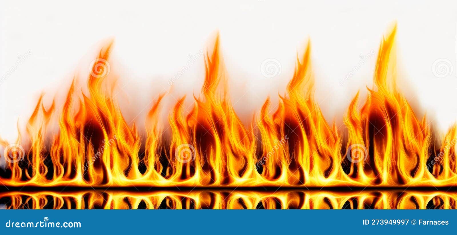 Fire flames illustration stock illustration. Illustration of fireplace ...