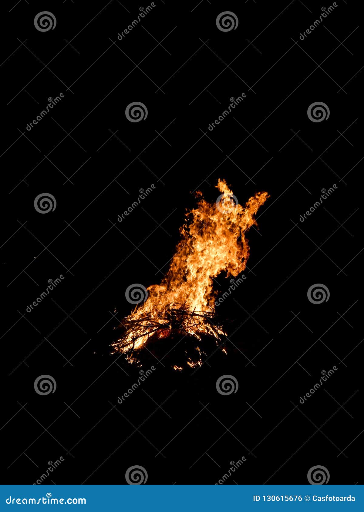 Fire flames. stock photo. Image of effect, black, hell - 130615676