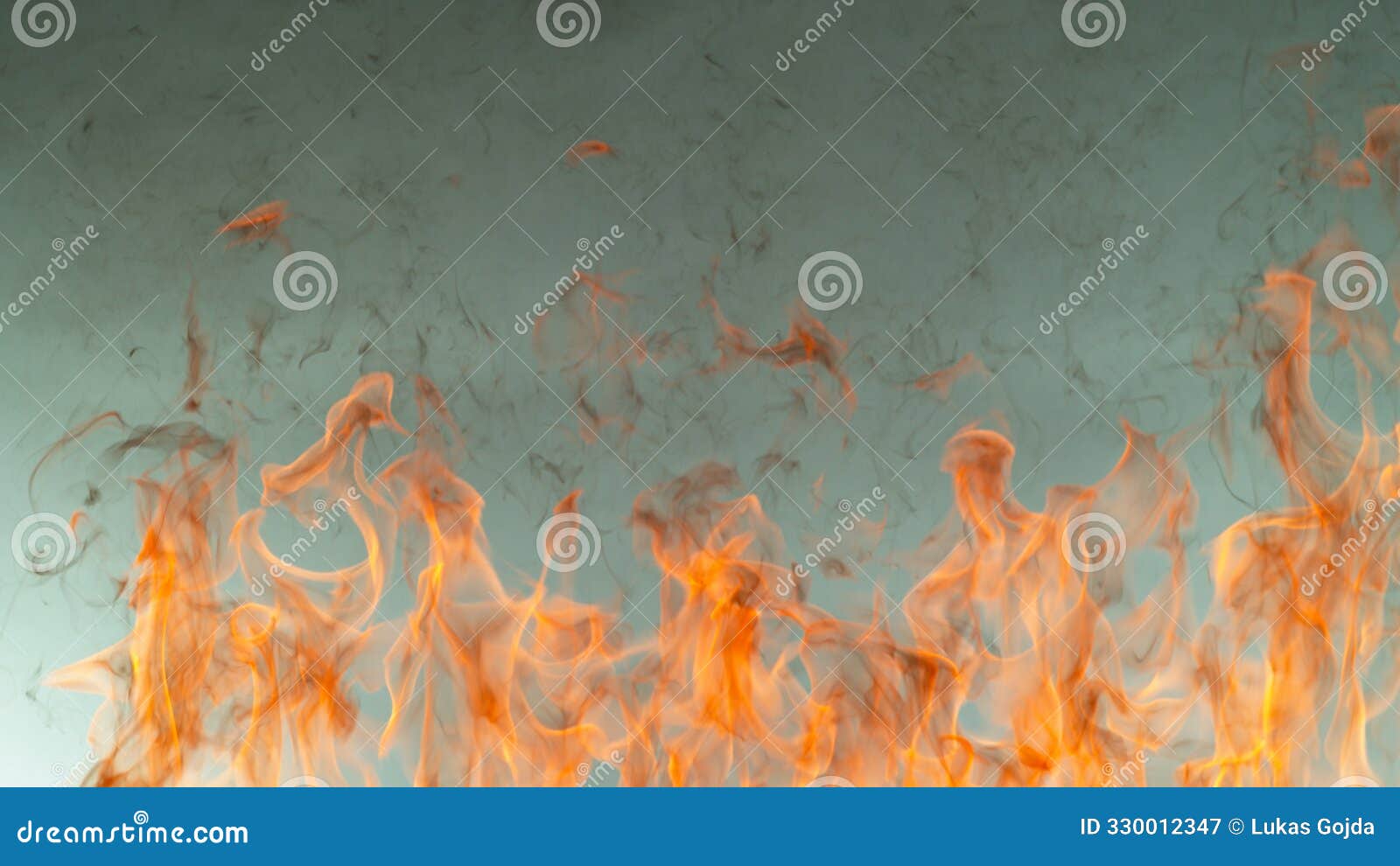 Fire Flames Isolated on Dark Background Stock Image - Image of effect ...